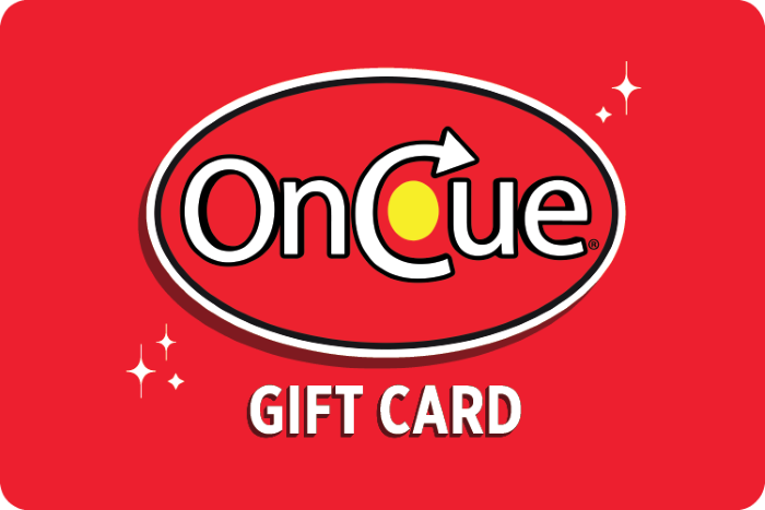 Mail a OnCue Physical Gift Card | OnCue